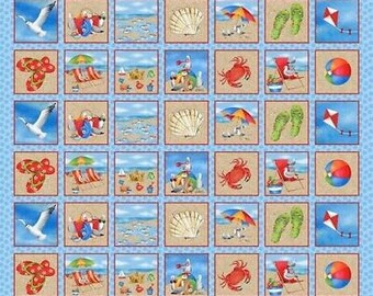 Beach Quilting Panel - Etsy