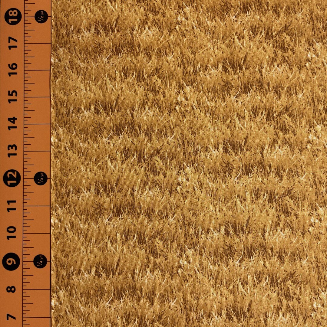 Landscape Medley Fabric | Basic Grass Wheat Brown | Elizabeth's Studio ...