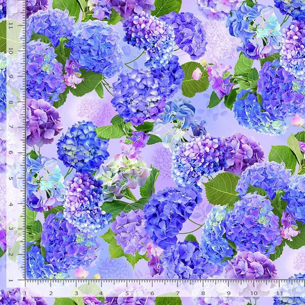 Hydrangea Fabric - Etsy
