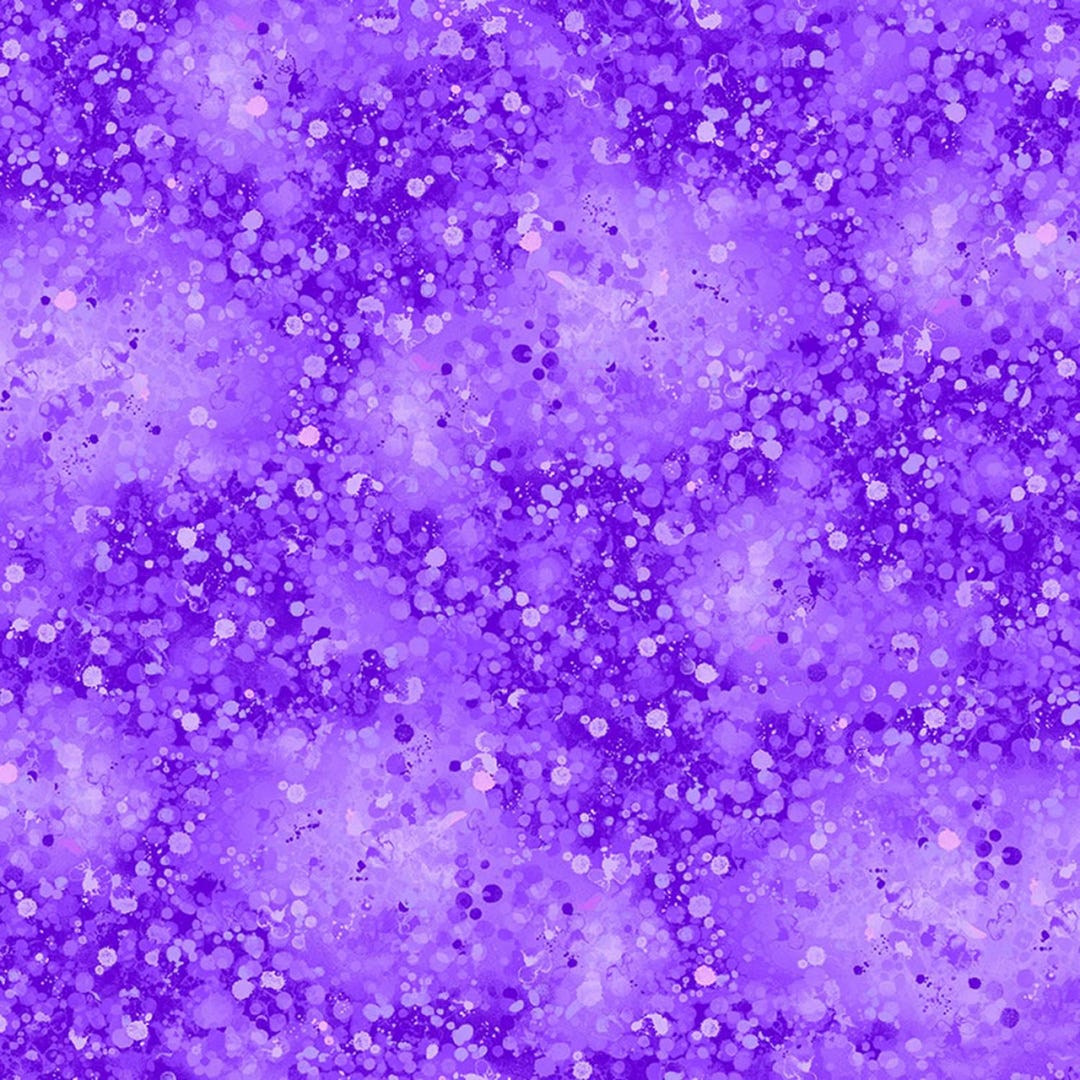 Basics Fabric | Bravo Splatter Iris Purple | Timeless Treasures YARD - Etsy
