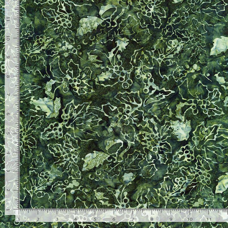 Green Batik Fabric - Etsy