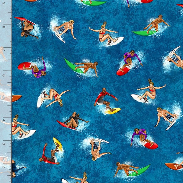 Surfing Fabric - Etsy