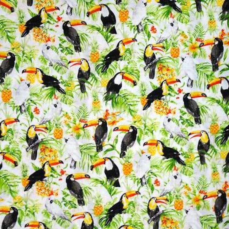 Toucan Fabric - Etsy
