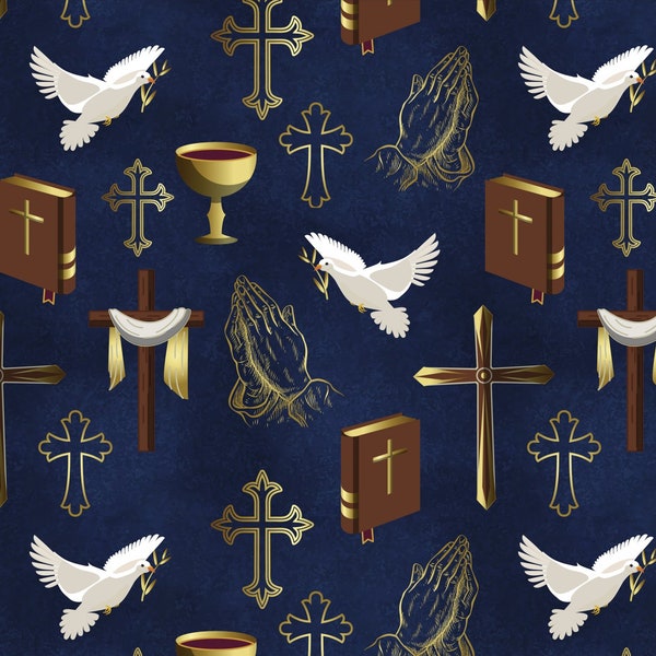 Religious Fleece Fabric - Etsy