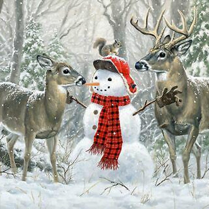 Snowman Panel - Etsy