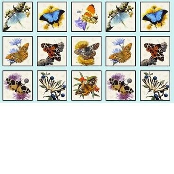 Butterfly Panel Fabric - Etsy