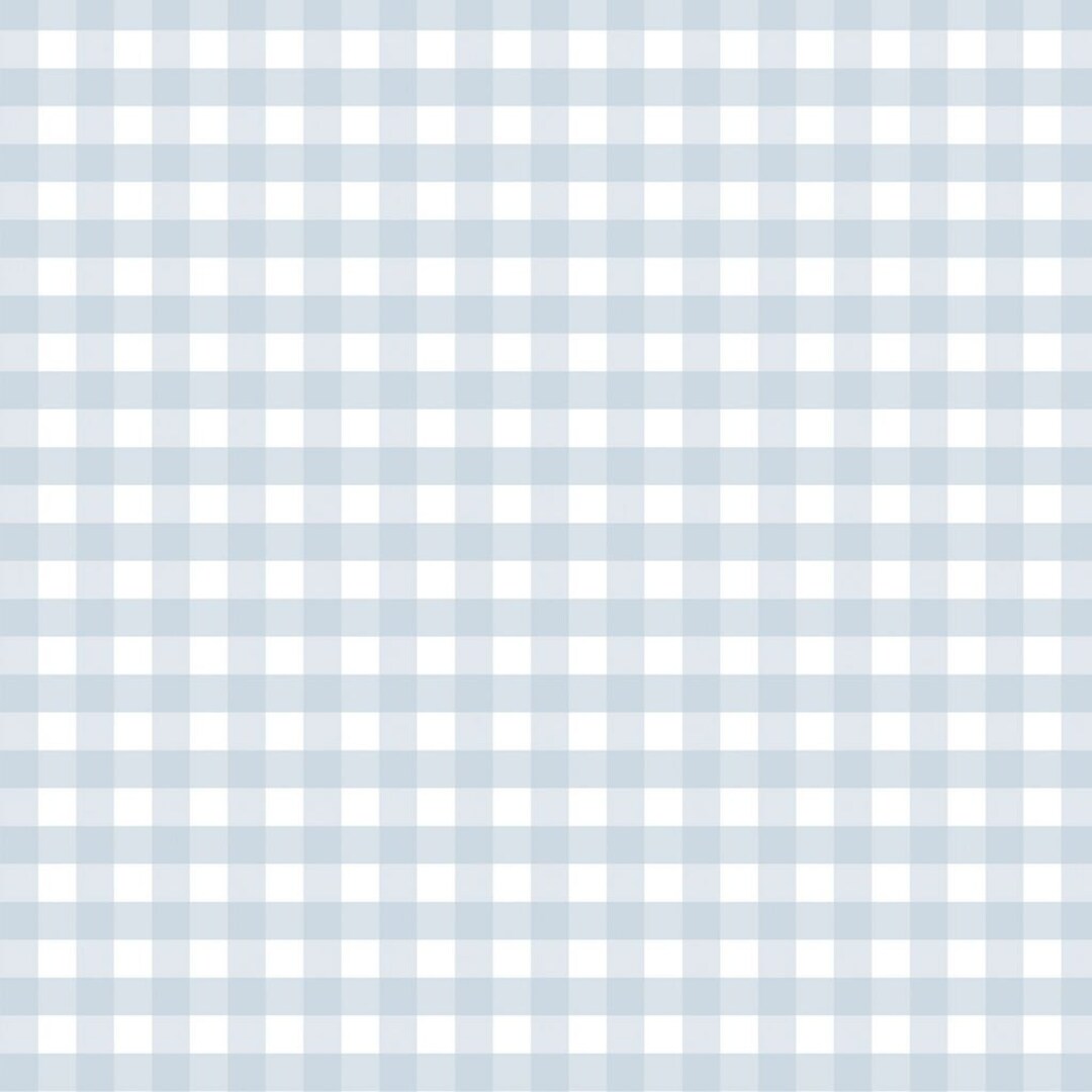 Animal Fabric Storybook Farm Gingham Plaid Print Blue Dear Stella Yard ...