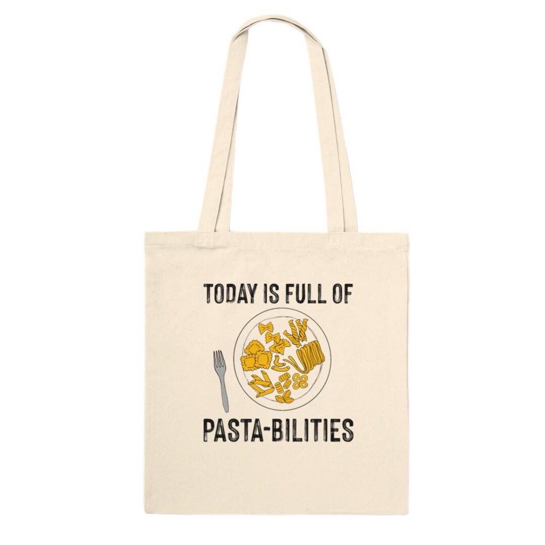 Funny Pasta Premium Tote Bag - Etsy