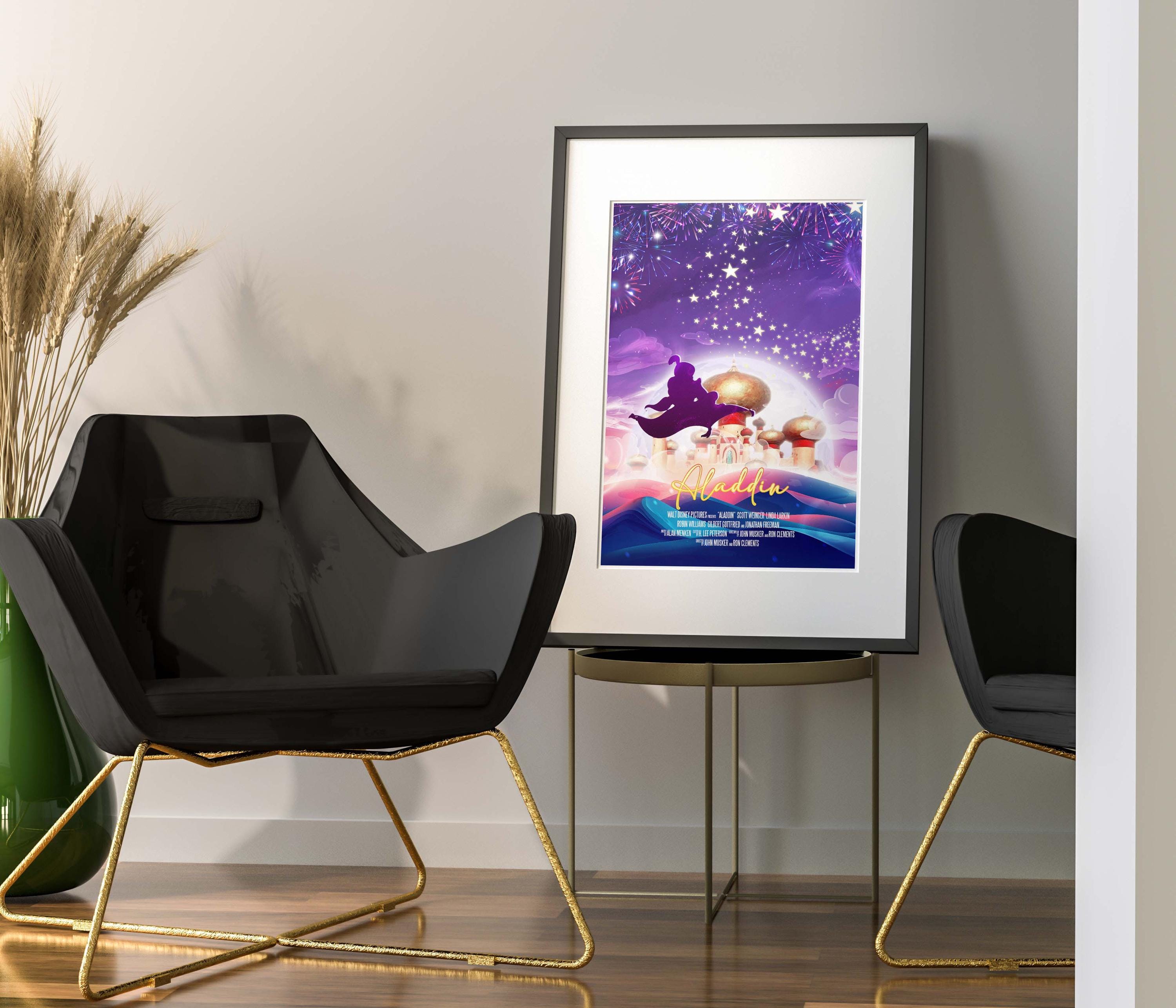 Aladdin Print, Aladdin Poster, Movie Posters, Movie Wall Art - Etsy