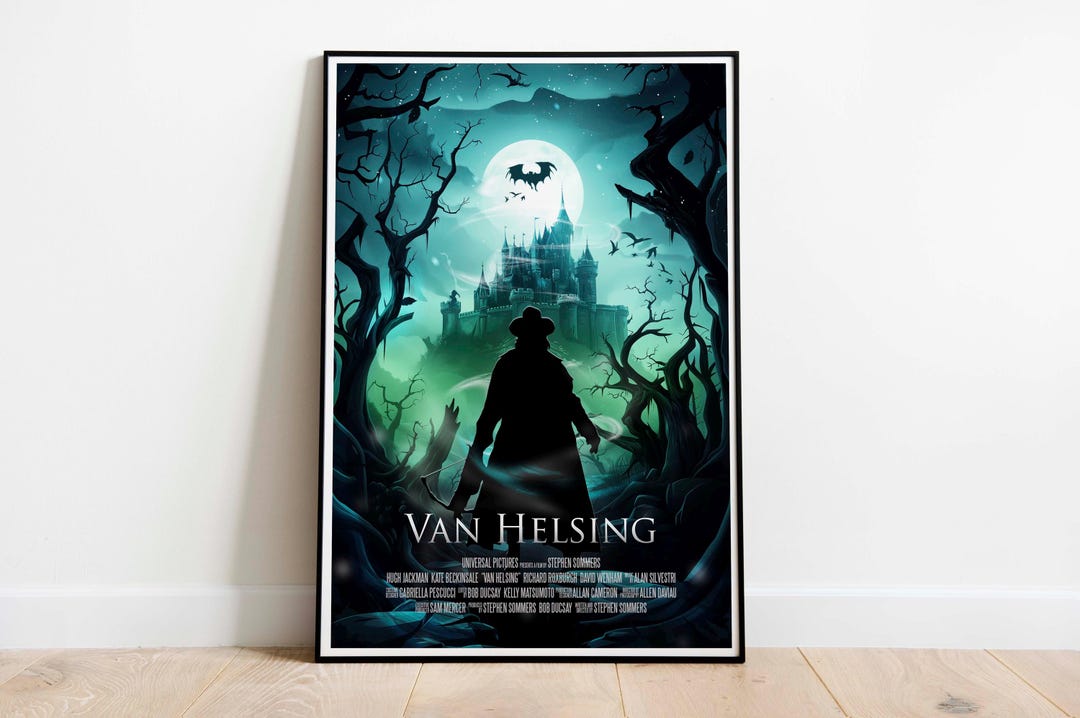 Van Helsing Movie Poster Art Print, Fantasy Decor - Etsy