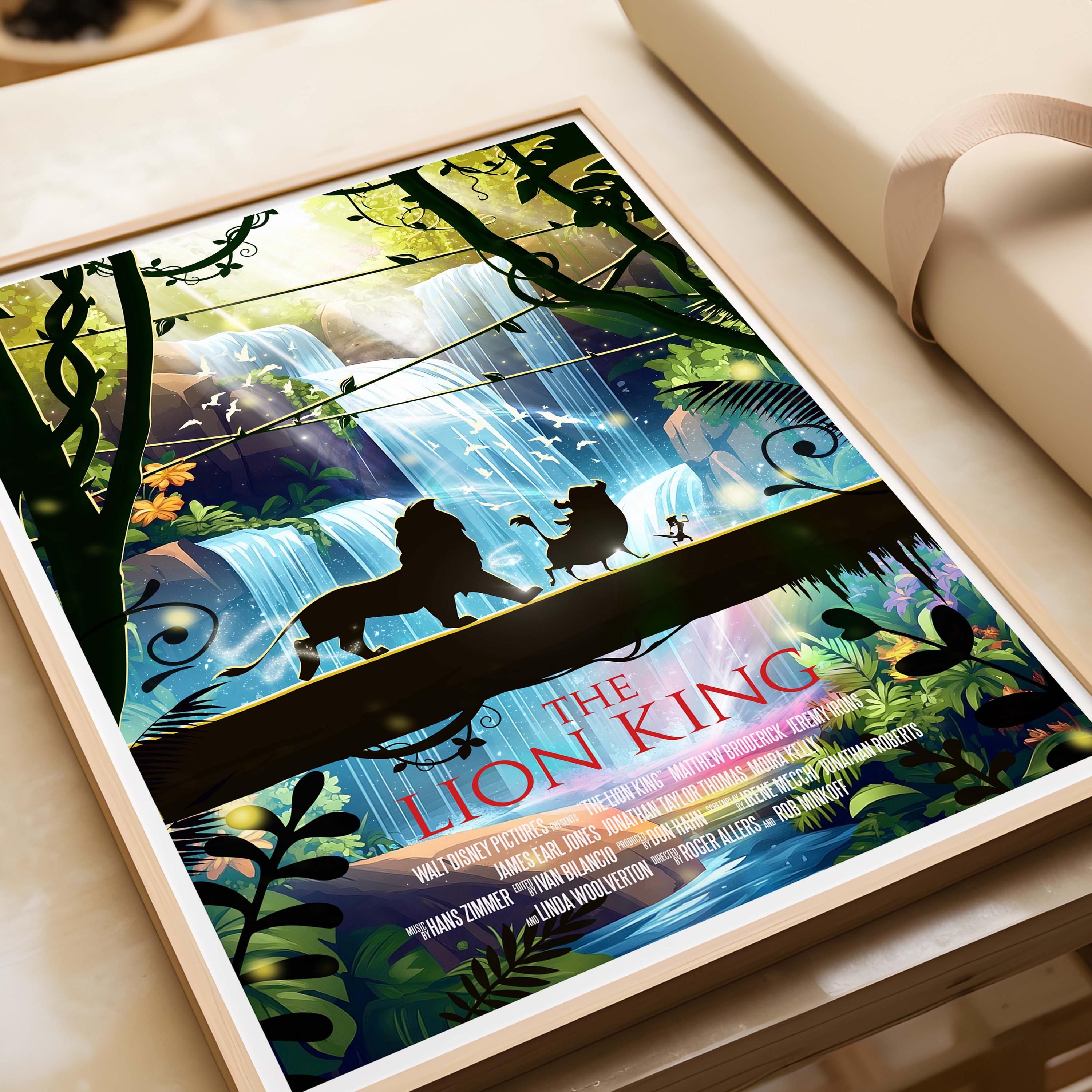 The Lion King Print, Glossy Movie Poster, Kids Room Decor - Etsy