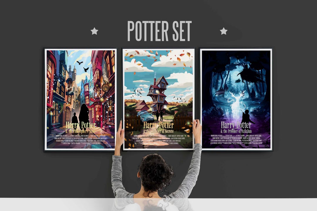 Wizarding World Inspired Prints, Wizard Posters, Movie Posters, Movie ...