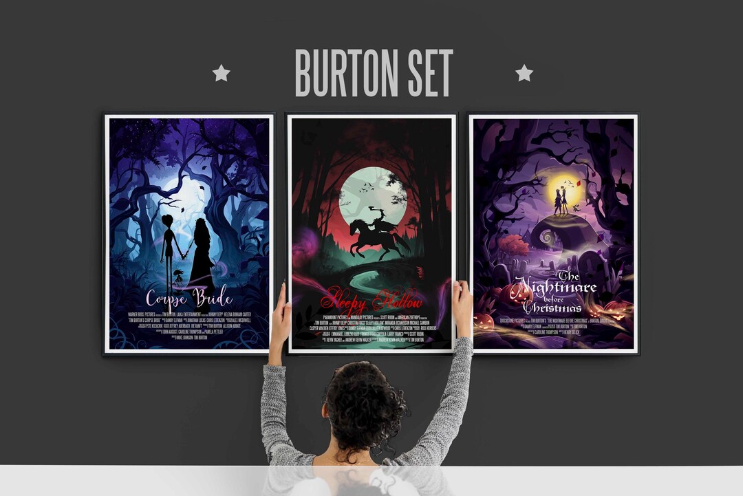 Tim Burton Movie Prints, Tim Burton Movie Posters, Sleepy Hollow Print ...