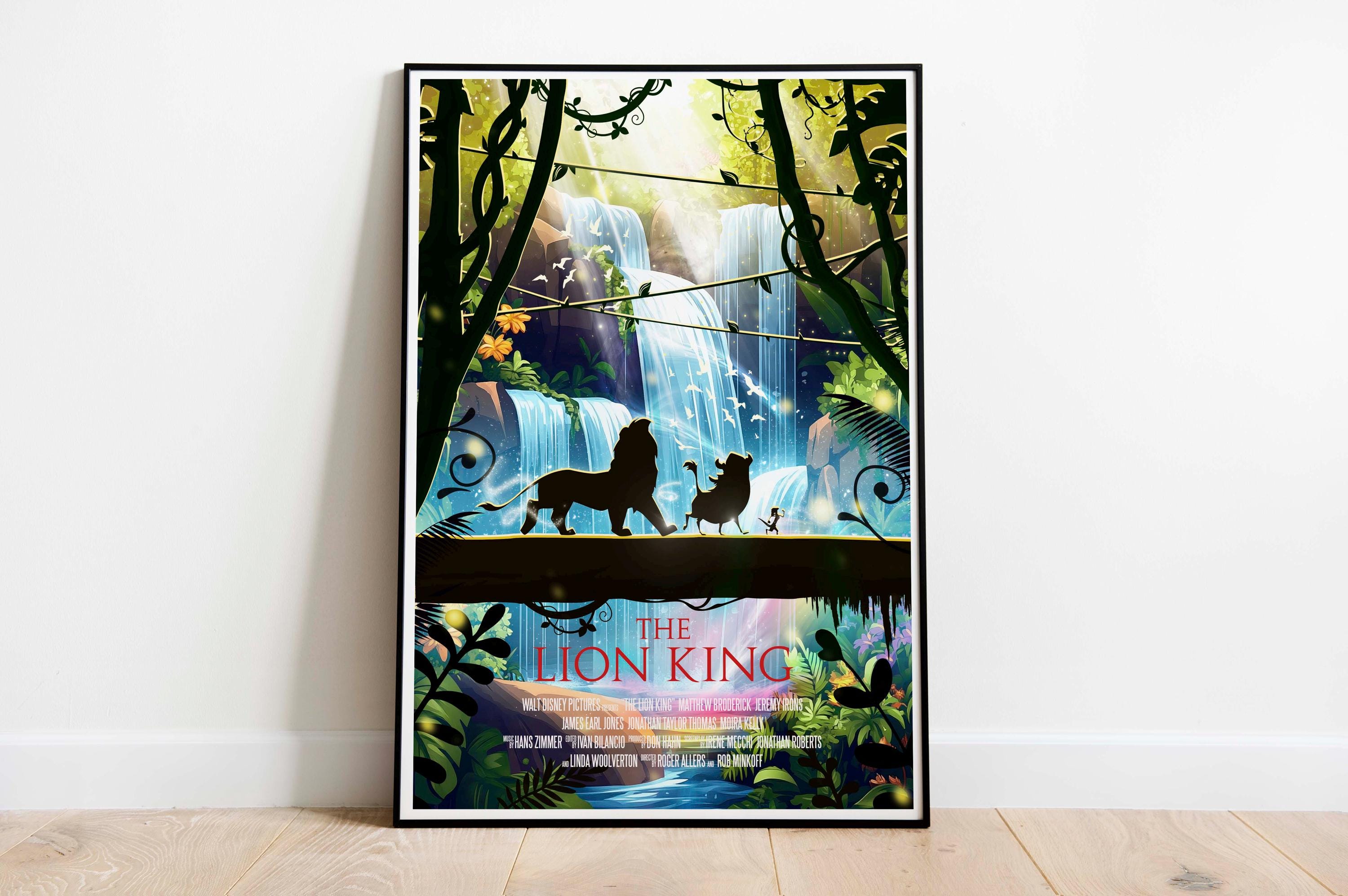The Lion King Print, Glossy Movie Poster, Kids Room Decor - Etsy