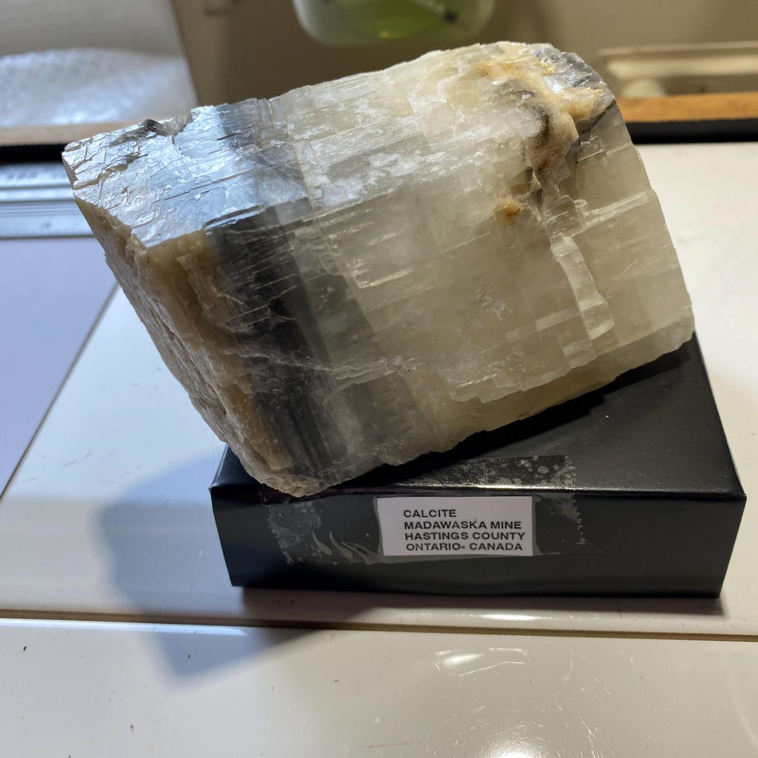 RARE CALCITE SPECIMEN From Madawaska Mine, Ontario, Canada Large 692g ...
