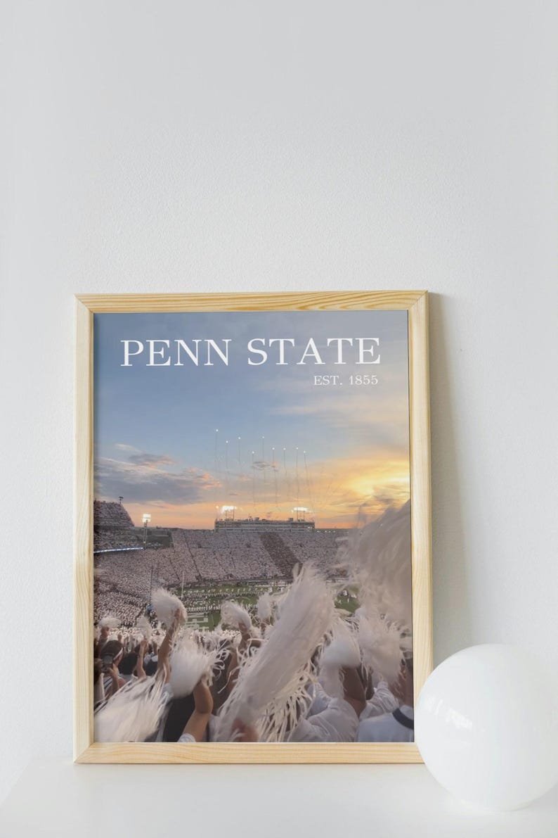 Penn State Stadium Print - Etsy