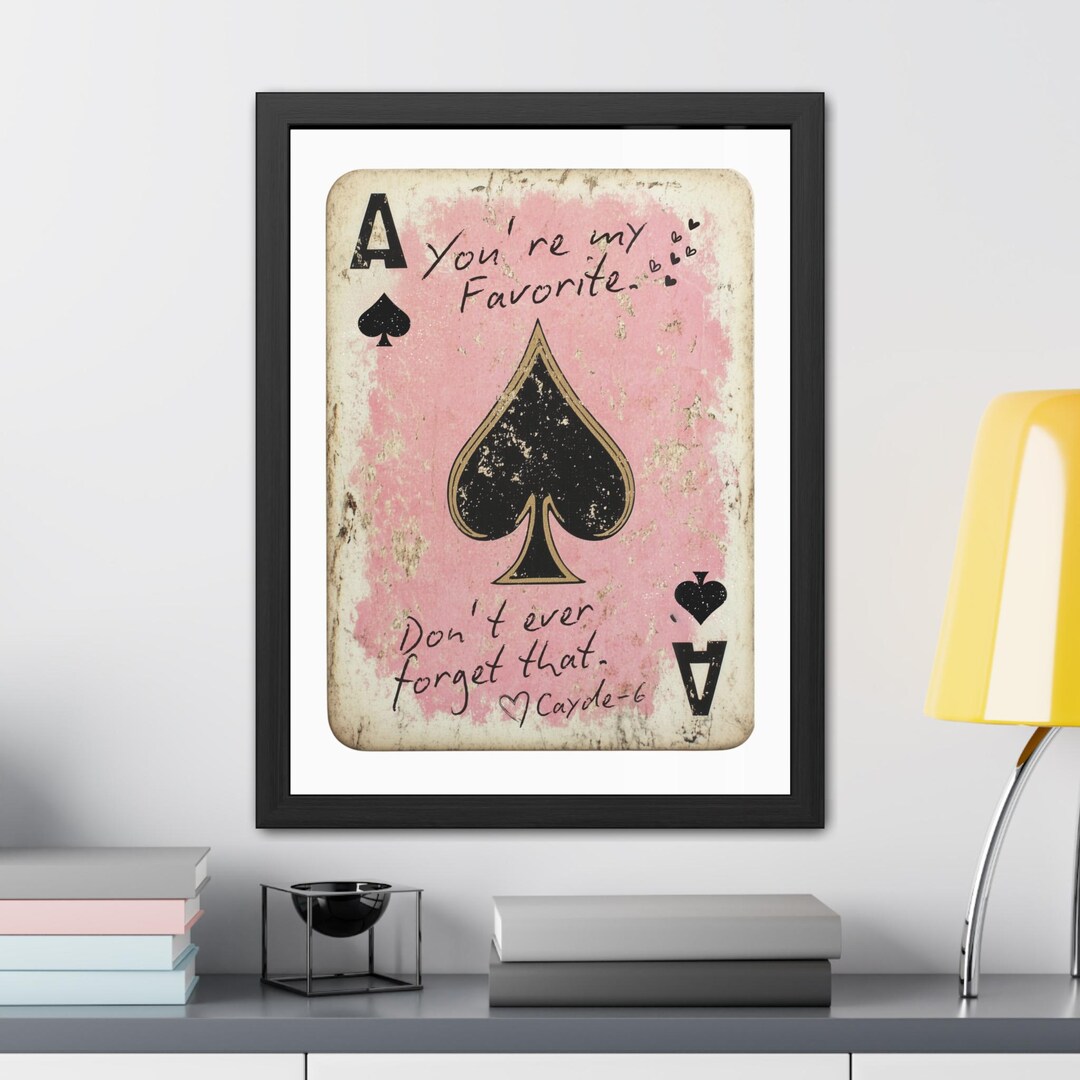 Destiny 2 Poster - Cayde-6 'you're My Favorite' Vertical Framed Print ...