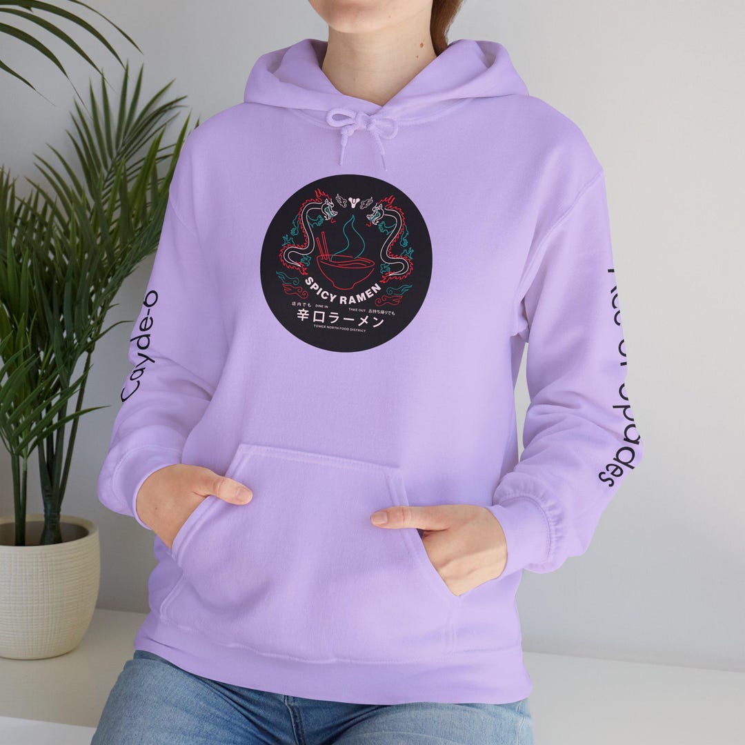 CUSTOM Destiny 2 Spicy Ramen Cayde-6 Unisex Hooded Sweatshirt Gamer ...