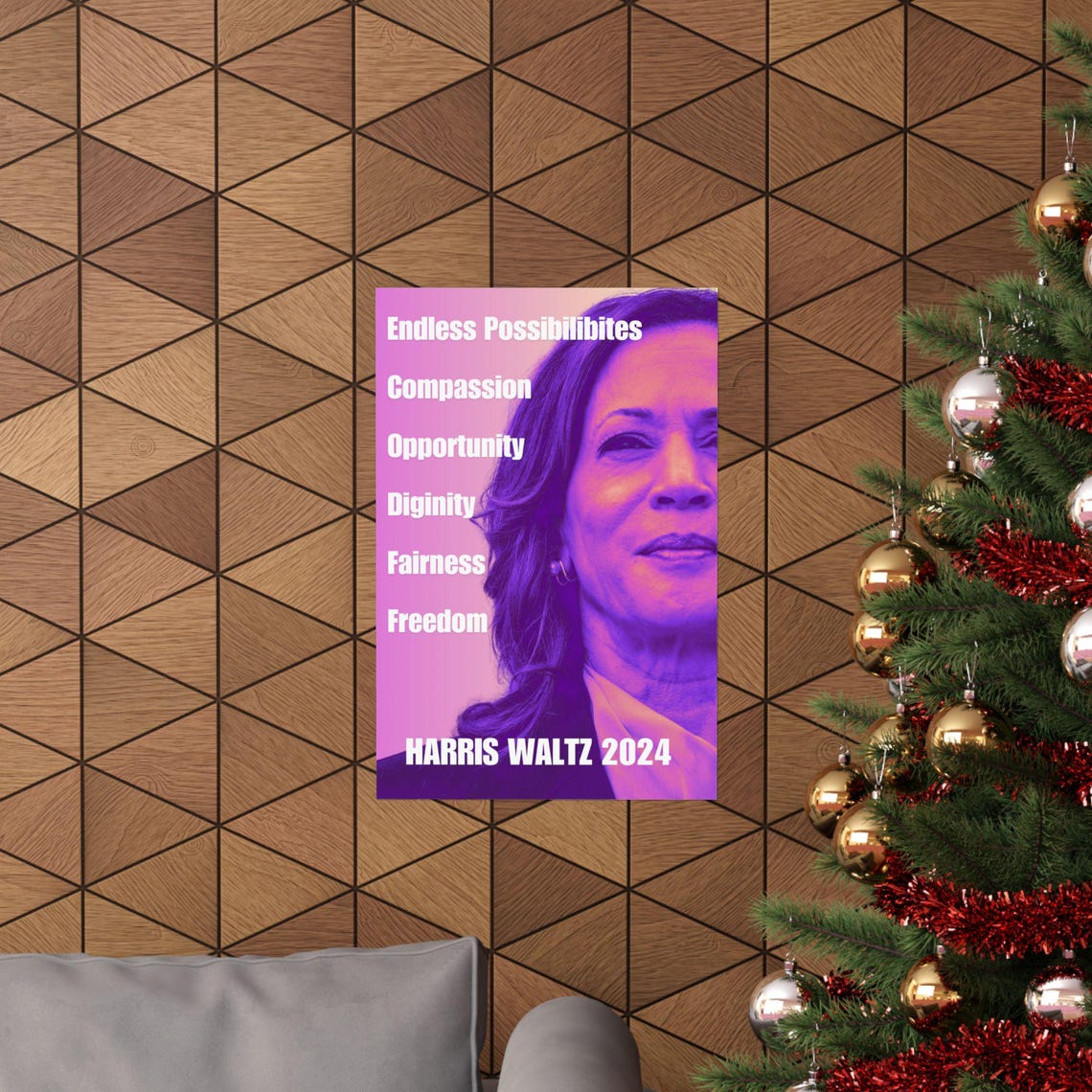 Kamala Harris 2024 Presidential Election Political Matte Vertical ...