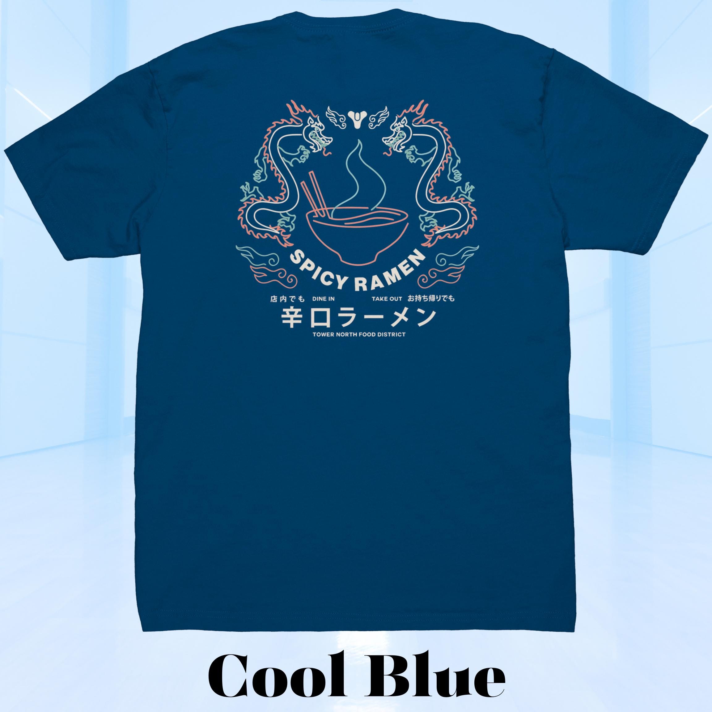 Destiny 2 Spicy Ramen Cayde-6 Tee Short Sleeve Next Level Mens 100% ...