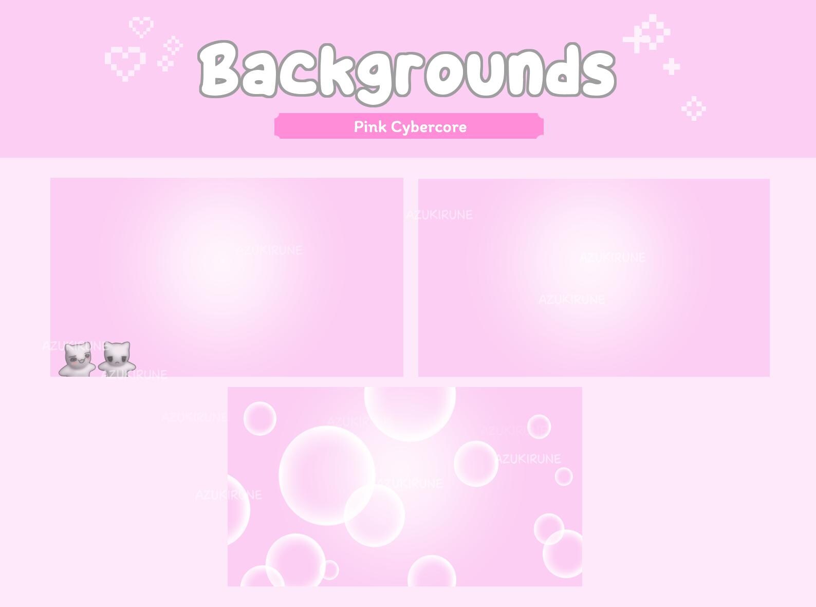 Cybercore Twitch Animated Stream Package | Y2K Twitch Overlay Scenes ...