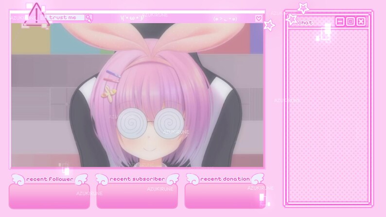 Cybercore Twitch Animated Stream Package | Y2K Twitch Overlay Scenes ...