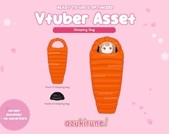Vtuber Asset | Sleeping Bag | Sleepy Yawn Tired | Night Stream | Sleep ...