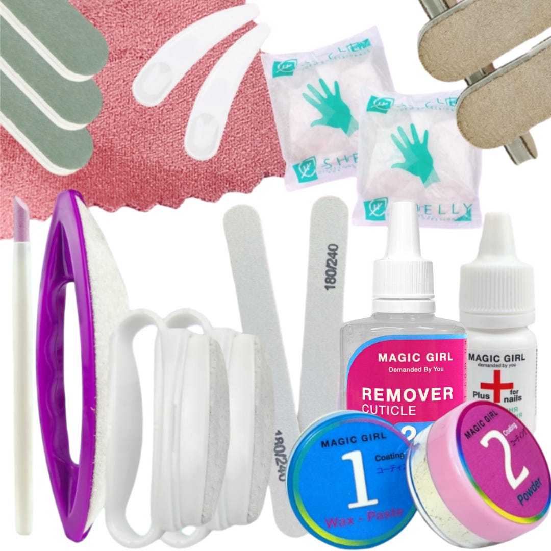 Complete Japanese Manicure Kit – Organic Nail Care for Glossy, Healthy ...