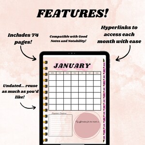 2024 Digital Planner | Editable & Printable PDF | Daily, Weekly ...