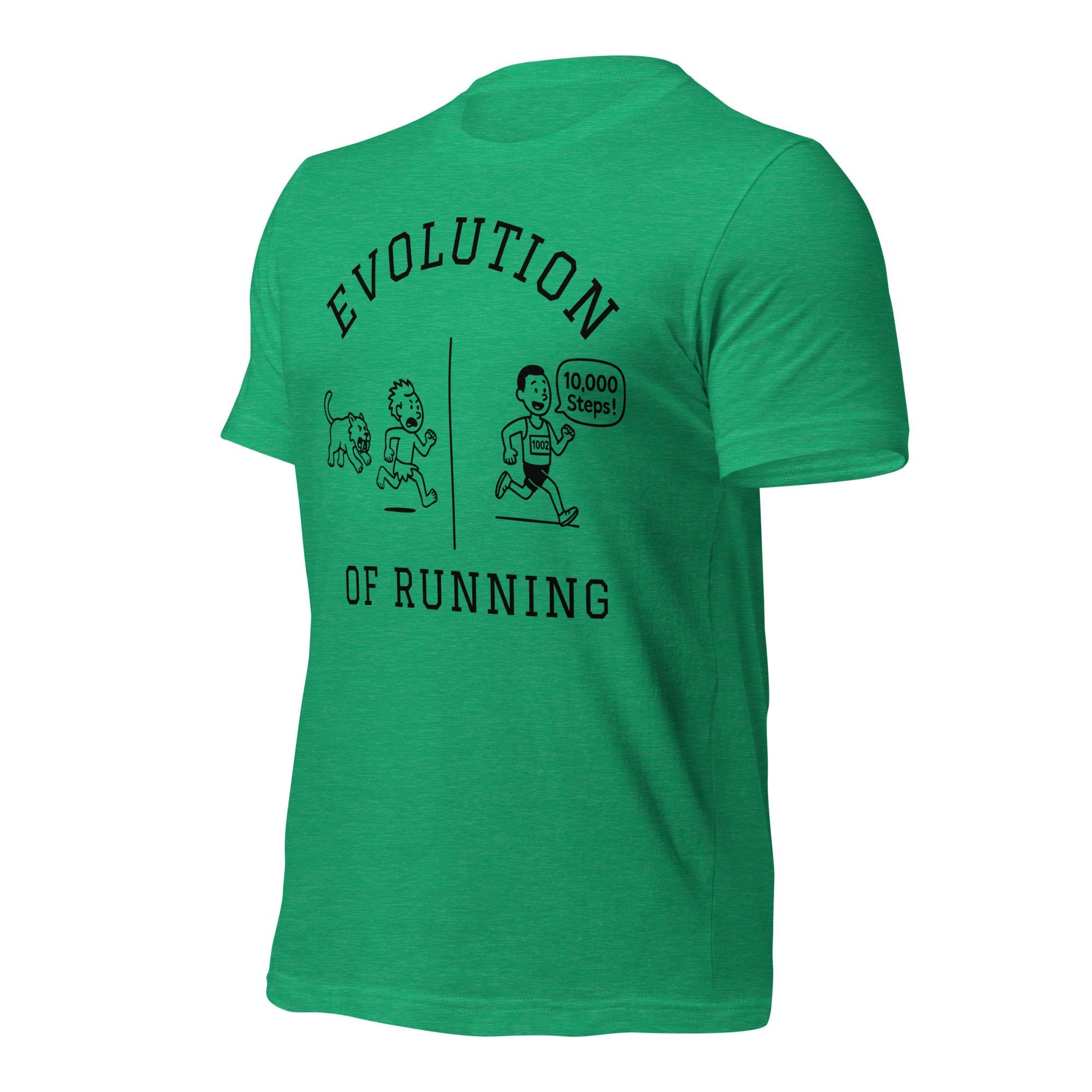 Evolution of Running Funny Runner T-shirt | Track, 5k, 10k, 15K ...