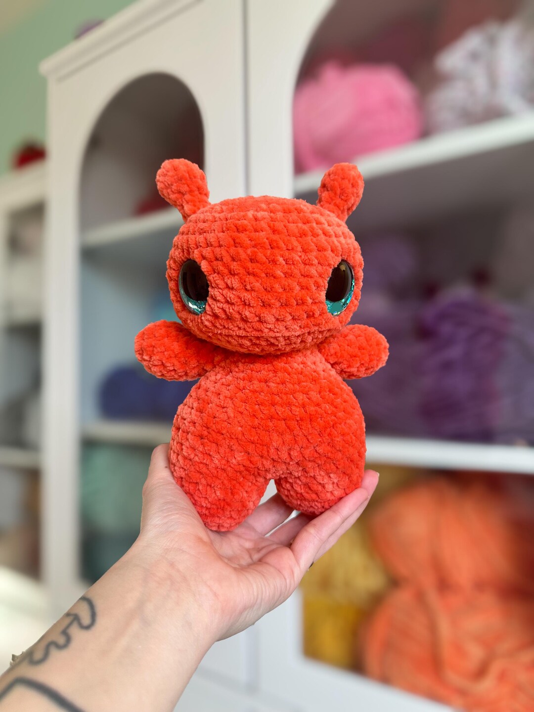 Crochet Alien Handmade Alien Plushie Crochet Stuffie Amigurumi Alien ...