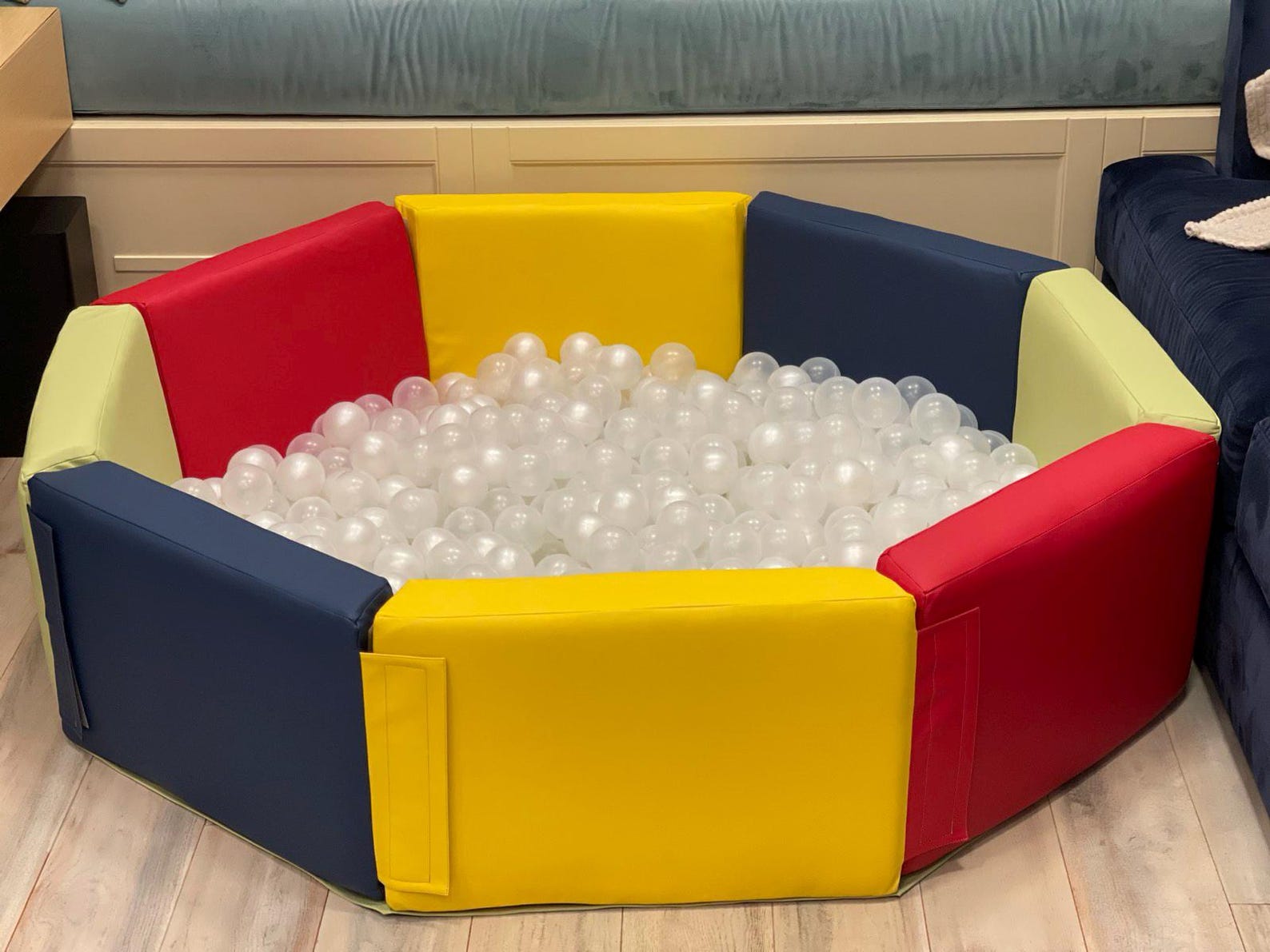 Ball Pit KIDIGO "octagon", Soft Play Equipment, Baby Ball Pool, Soft ...