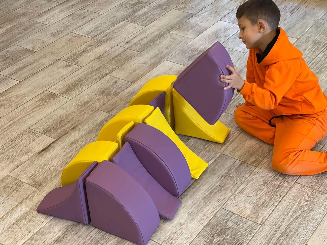 Balance Sensory Path Soft Play Set, Foam Balance Obstacle Course, Soft ...