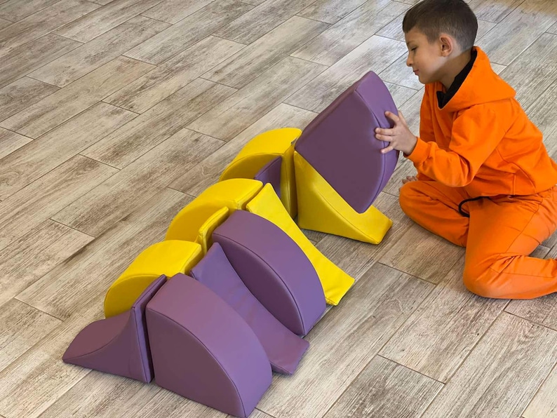 Balance Sensory Path Soft Play Set, Foam Balance Obstacle Course, Soft ...