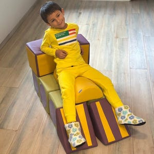 Designer Soft Modular Train KIDIGO, Soft Play Equipment, Soft Play ...