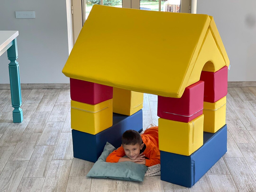 House - Soft Play Set, Soft Play Equipment, Soft Play Bricks, Kids Room ...