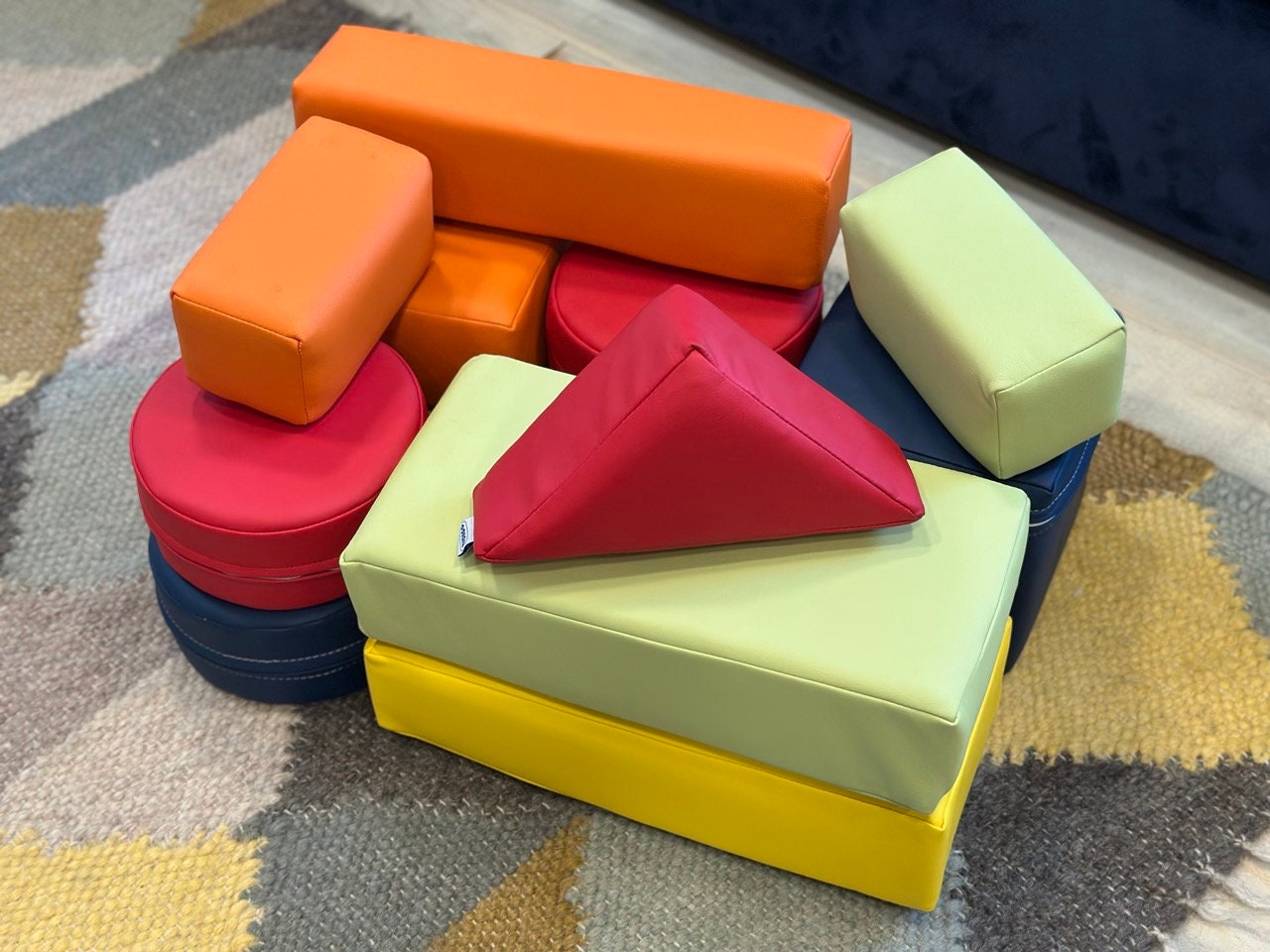 Soft Play Blocks, Soft Play Bricks Set, Montessori Foam, Soft ...