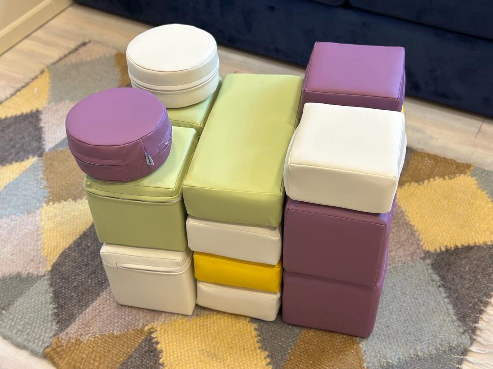 Constructor Game 16 Elements KIDIGO, Soft Play Briks, Soft Play Blocks ...