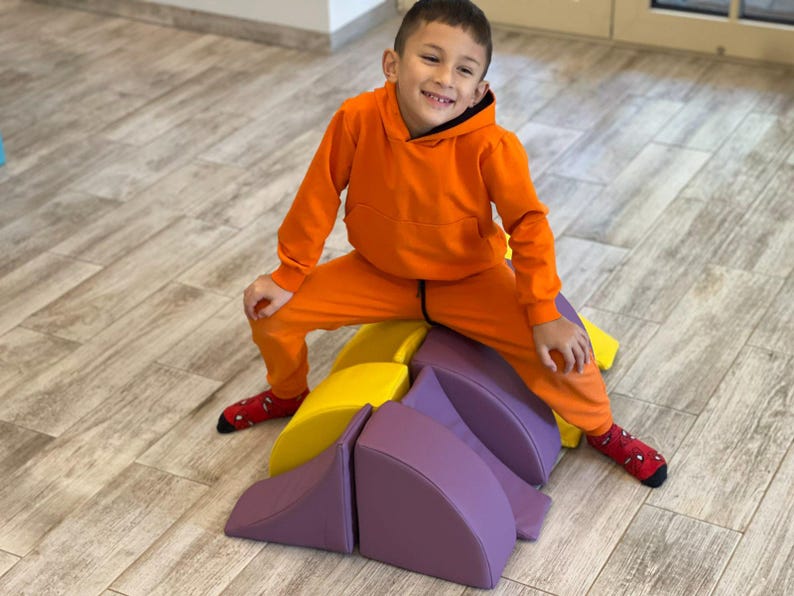 Balance Sensory Path Soft Play Set, Foam Balance Obstacle Course, Soft ...