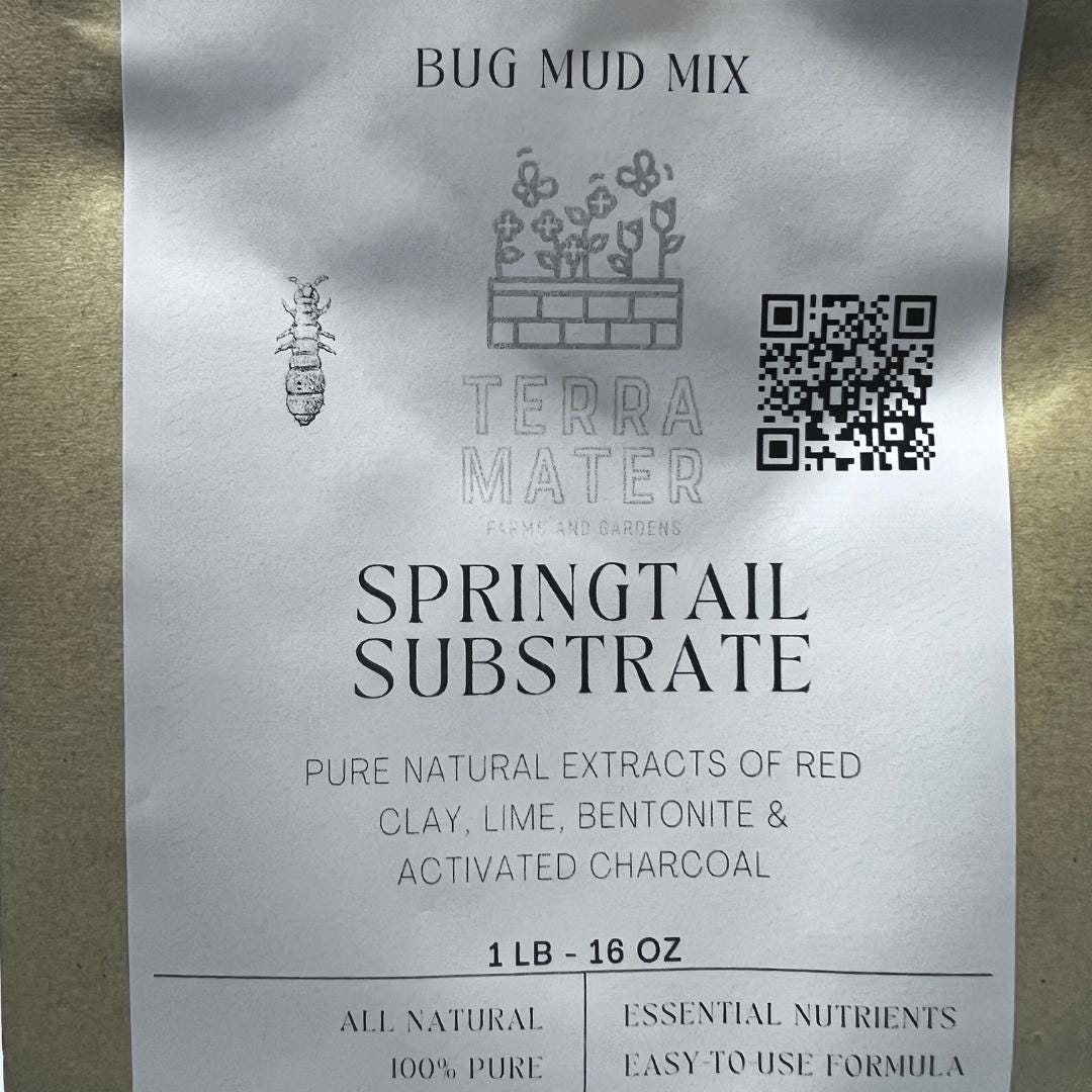 Bug Mud Substrate for Springtails, Isopods, and Terrariums Multi-pound ...