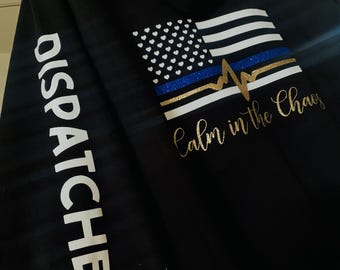 Dispatcher Qualities Round Police Fire Medical (911 Dispatch Logo, Gold ...