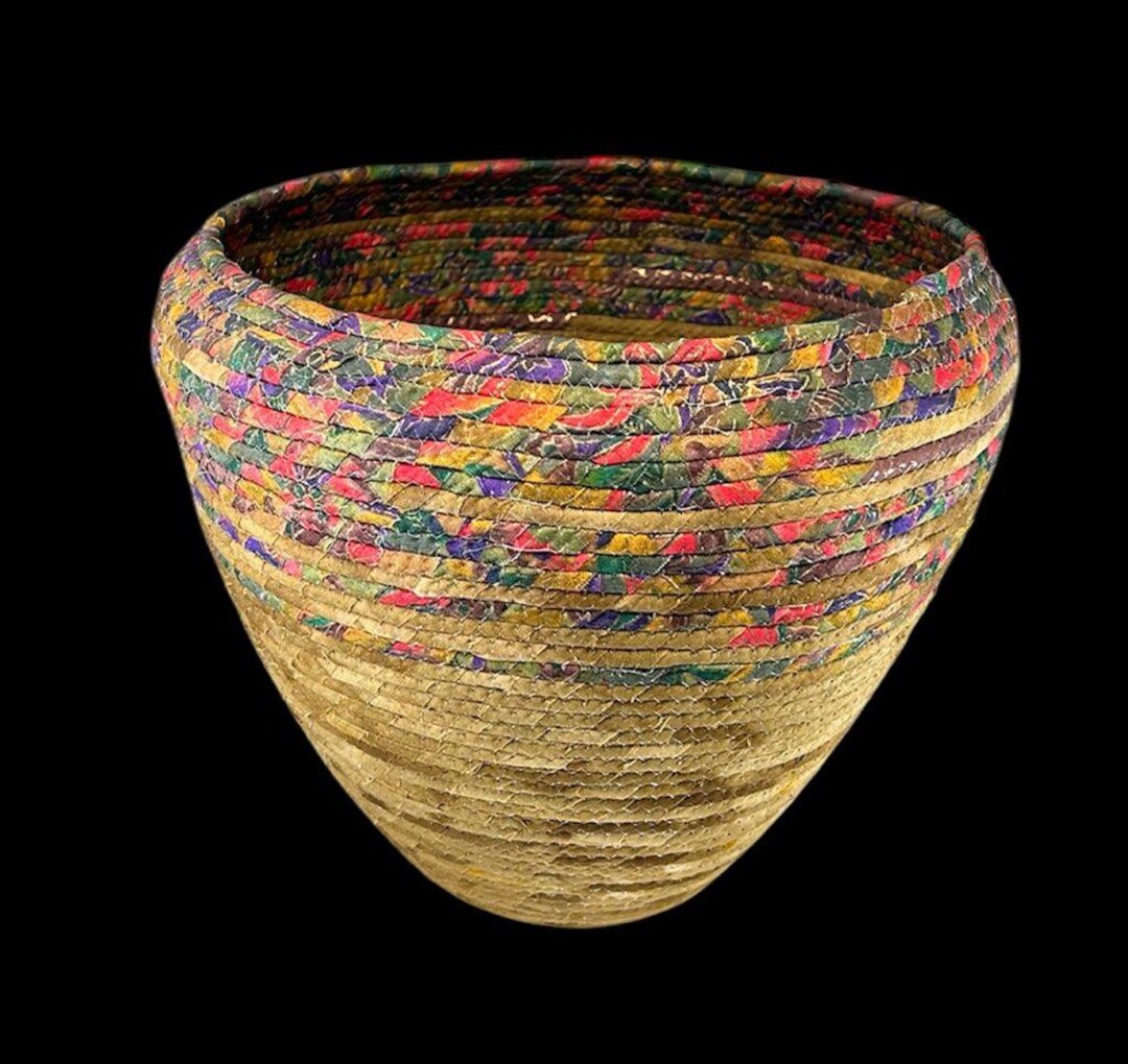 25-13 COILED FIBER BASKET - Etsy