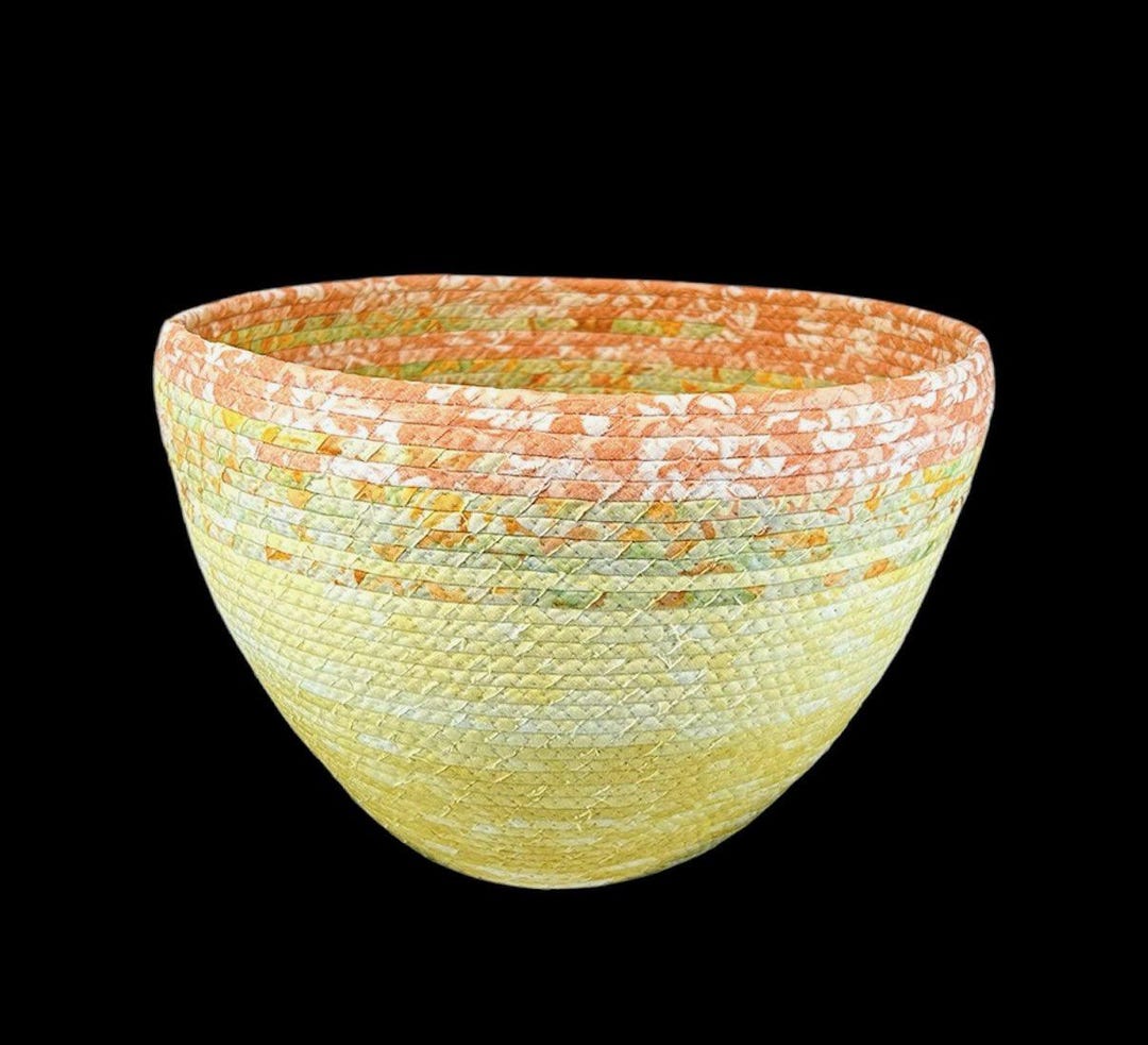 25-06 COILED FIBER BASKET - Etsy