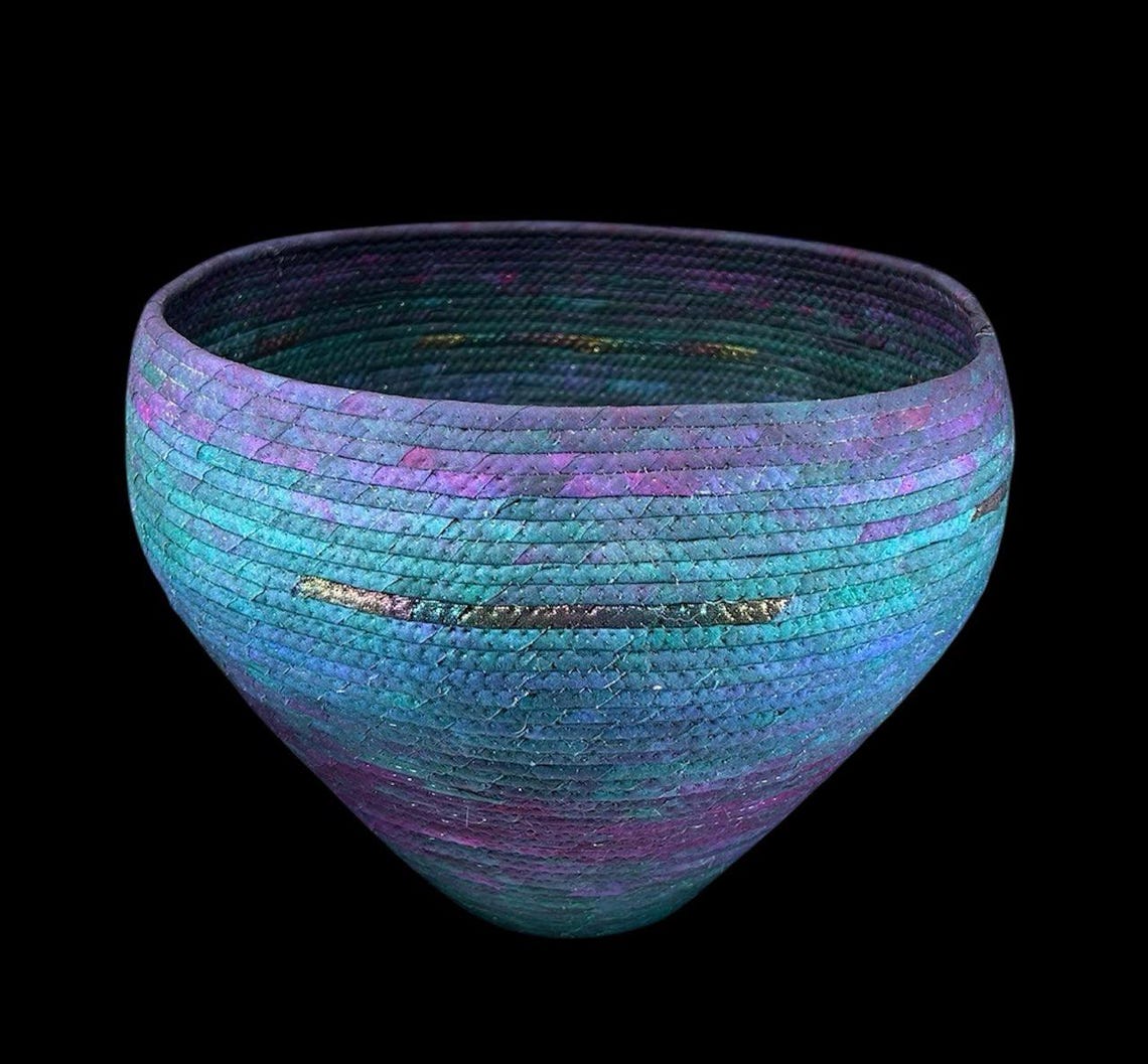 25-10 COILED FIBER BASKETS - Etsy