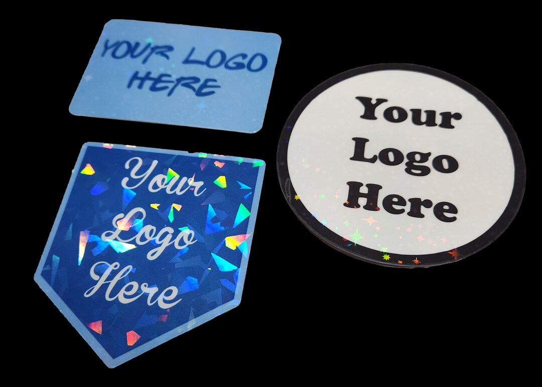 Stickers, Holographic, Custom Labels, Logo, Business, Small Business - Etsy