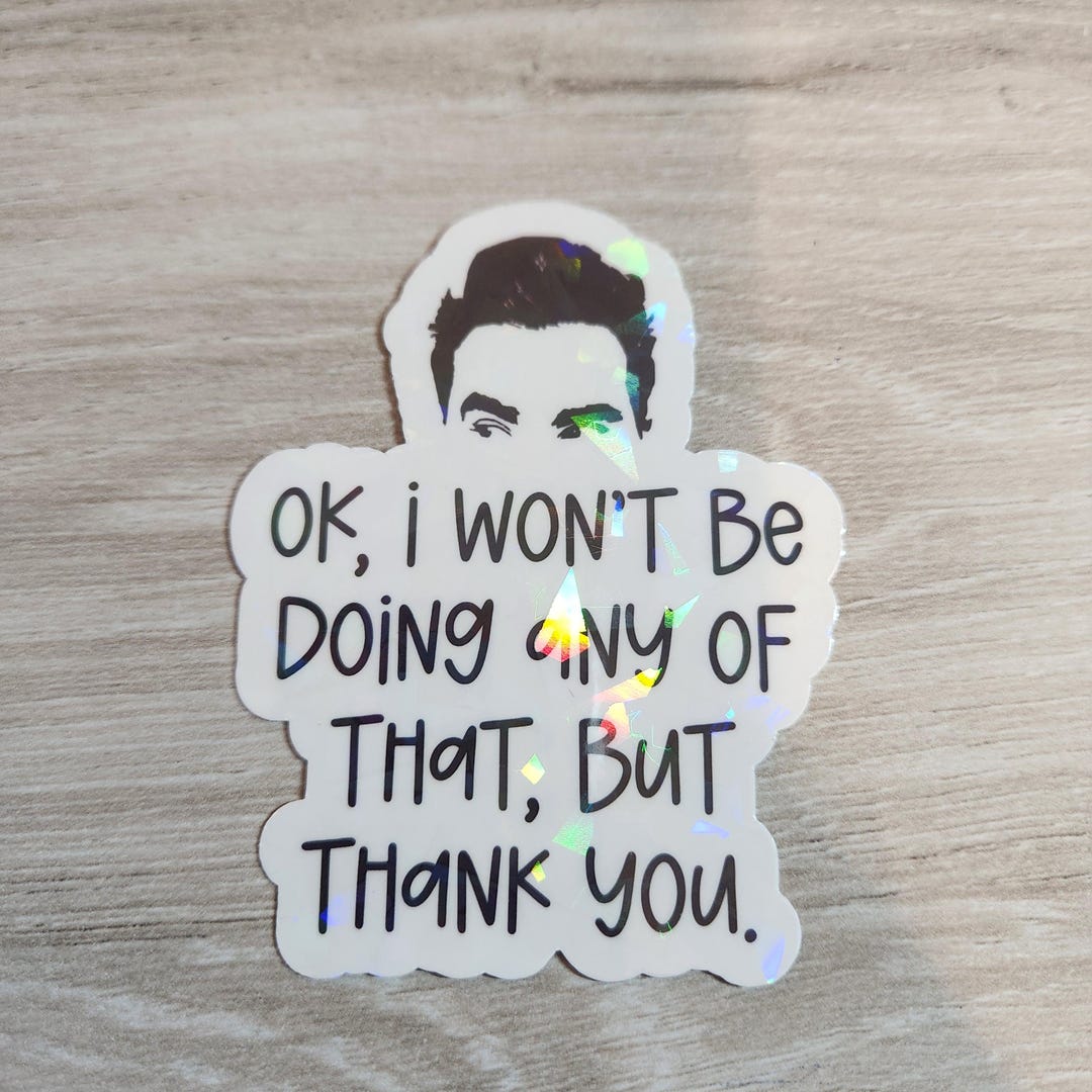 Stickers, Holographic, Schitt's Creek, David, Eww David. - Etsy