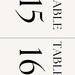 Table Number Signs (digital Print) - Etsy