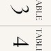 Table Number Signs (digital Print) - Etsy
