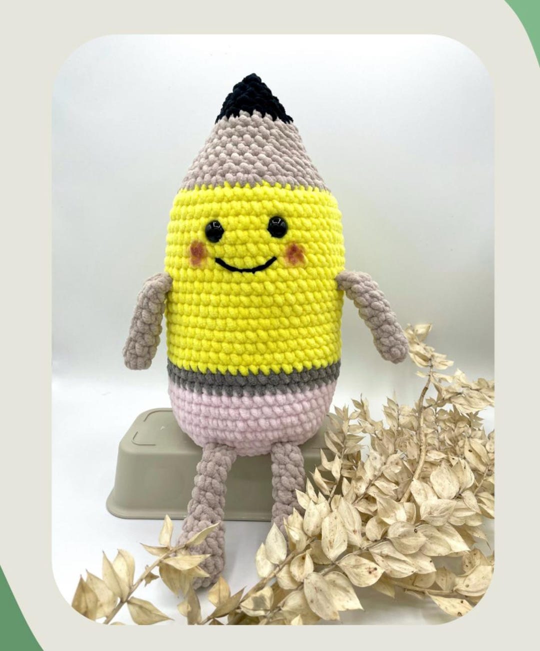 Crochet Pattern Amigurumi "bastian, the Pencil" - Etsy