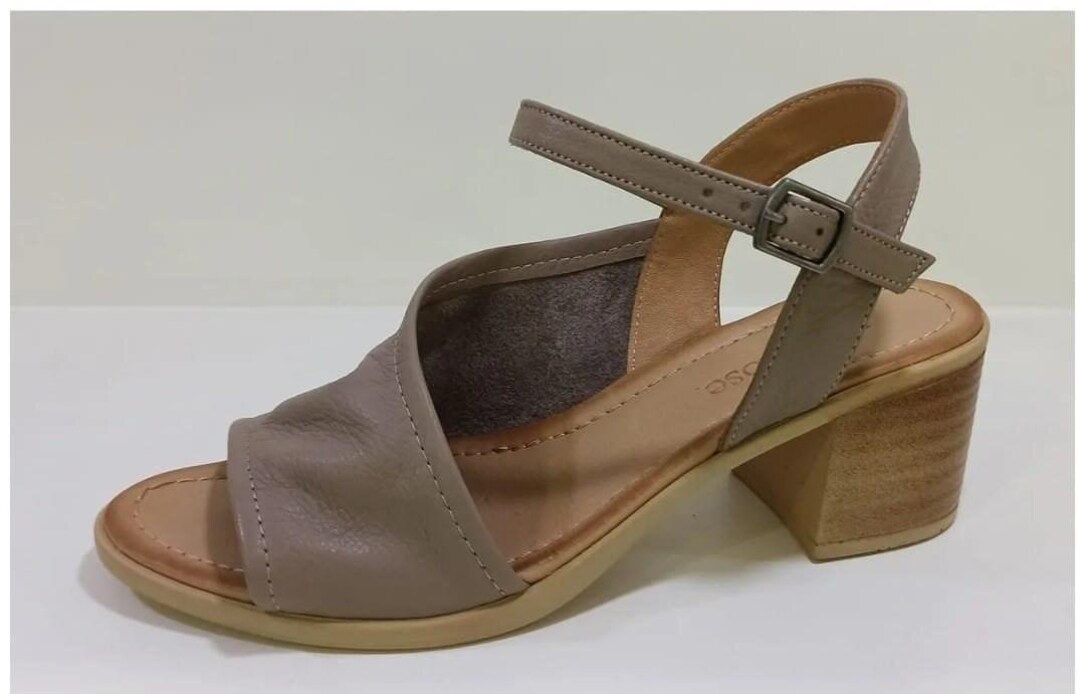 Women Block Heel Shoes, Open Toes Leather Shoes,ankle Strap Ladies ...